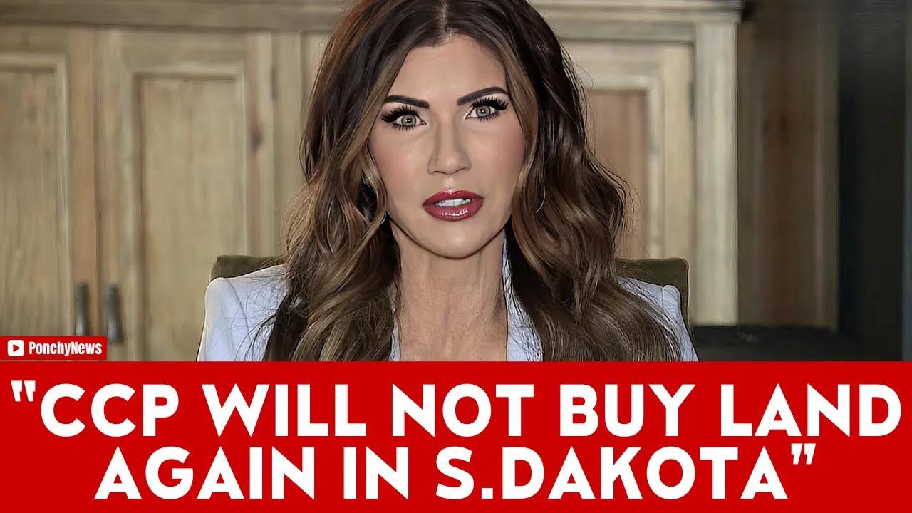 Breaking News: Kristi Noem Signs Bill to Ban Foreign Land Ownership! Breaking News: Kristi Noem Signs Bill to Ban Foreign Land Ownership!