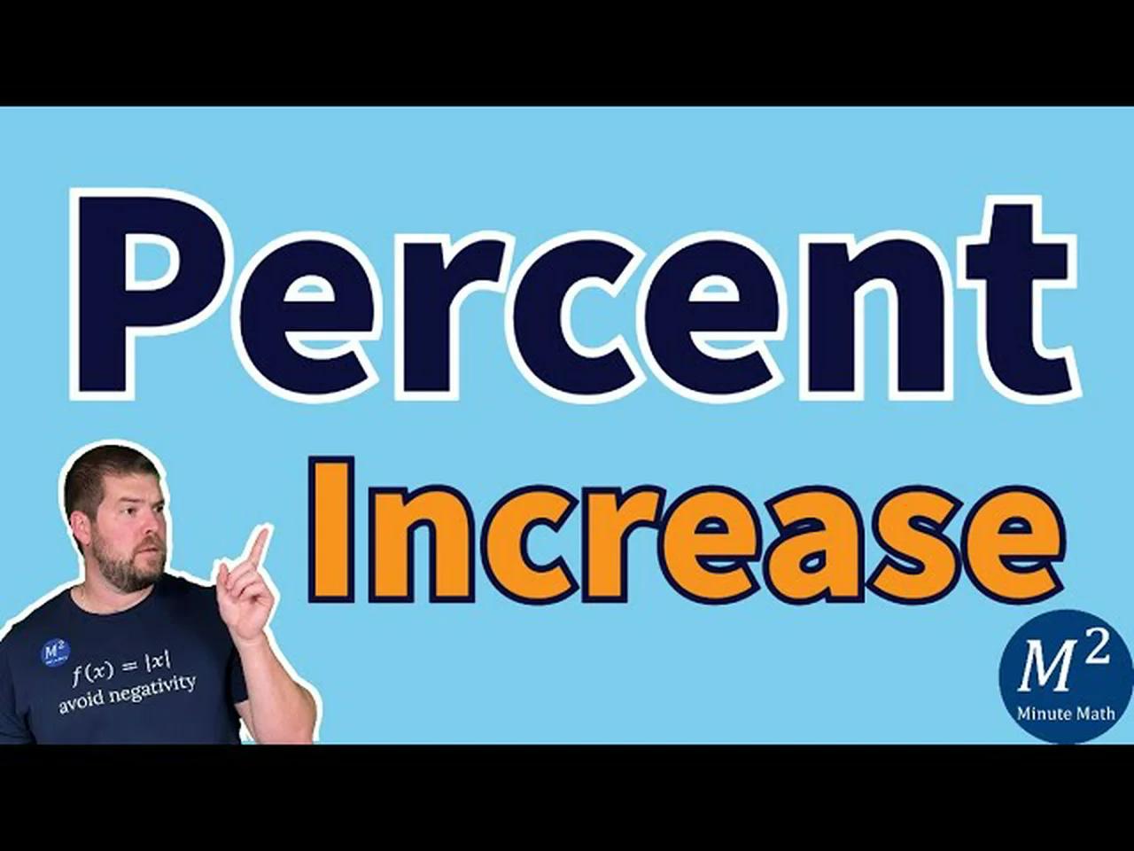 How to Calculate the Percent Increase | Real-World Example with Tuition ...