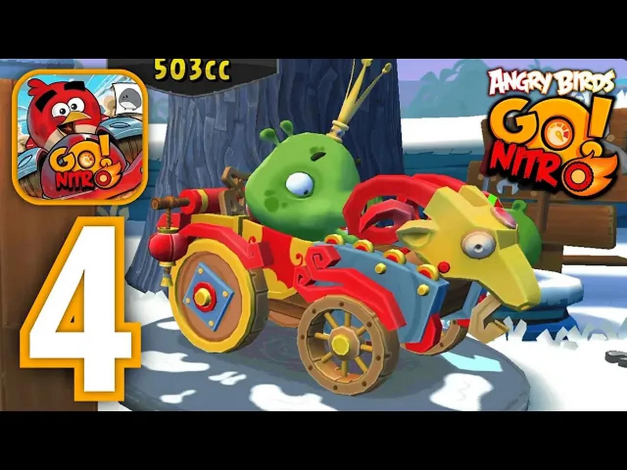 Angry Birds Go! Nitro - King Pig Unlocked (Gameplay Walkthrough Part 4)