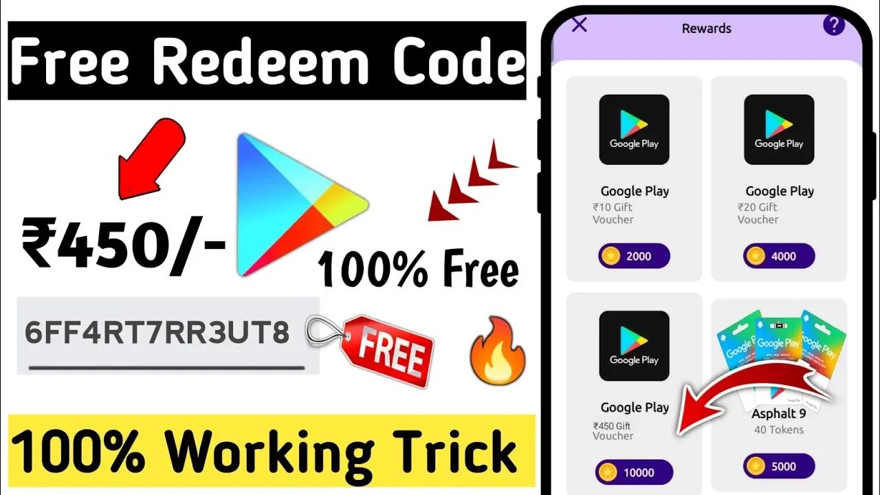 🔥Free Redeem Code For Play Store | Google Play Store Gift Card Kaise Le ...