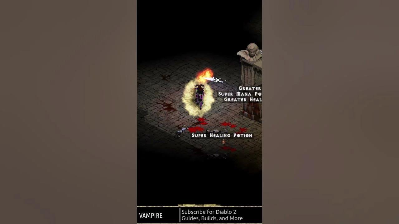 Vampire - Diablo 2 Monsters #shorts