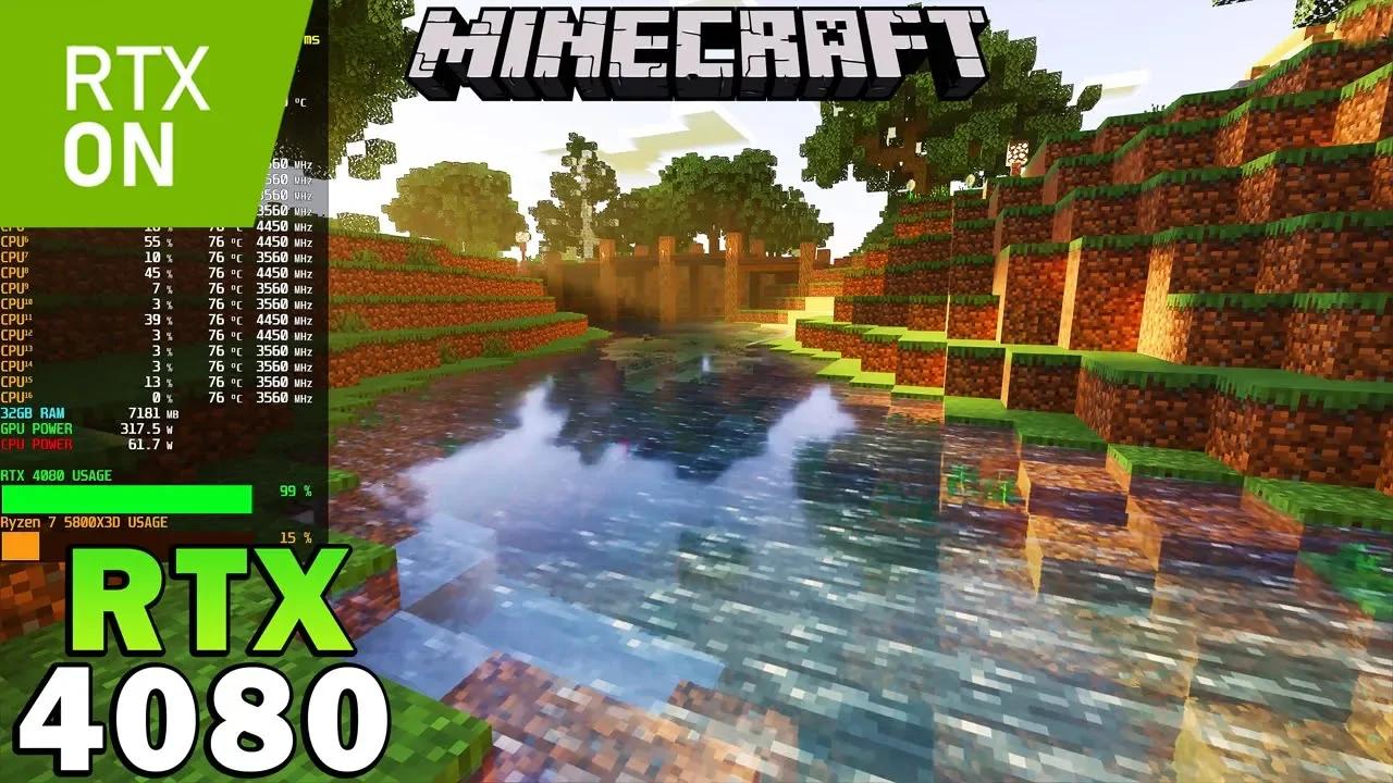 Minecraft RTX | RTX 4080 | R7 5800X3D | RAY TRACING | 4K - 1440p ...