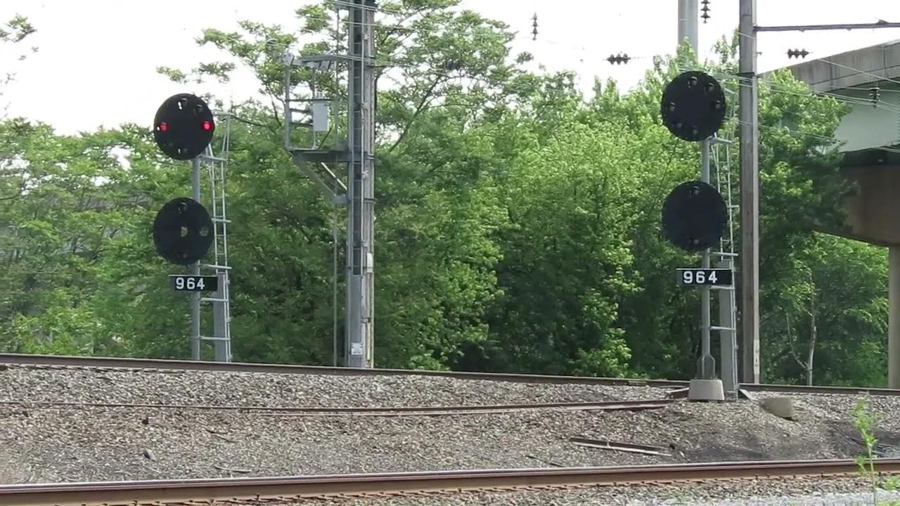 Amtrak Harrisburg Line Signal 964 Track #1 Cab Speed