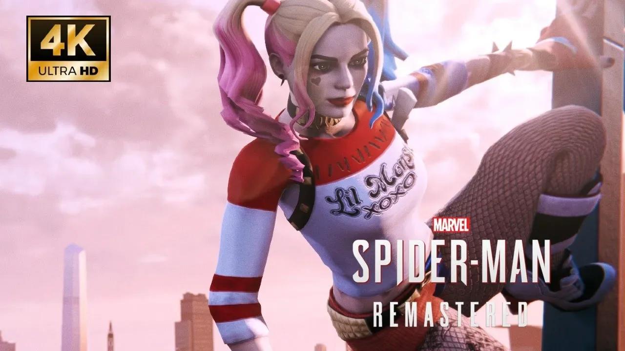 Thicc Harley Quinn (Margot Robbie) Marvel's Spider-Man Remastered Mod 4K