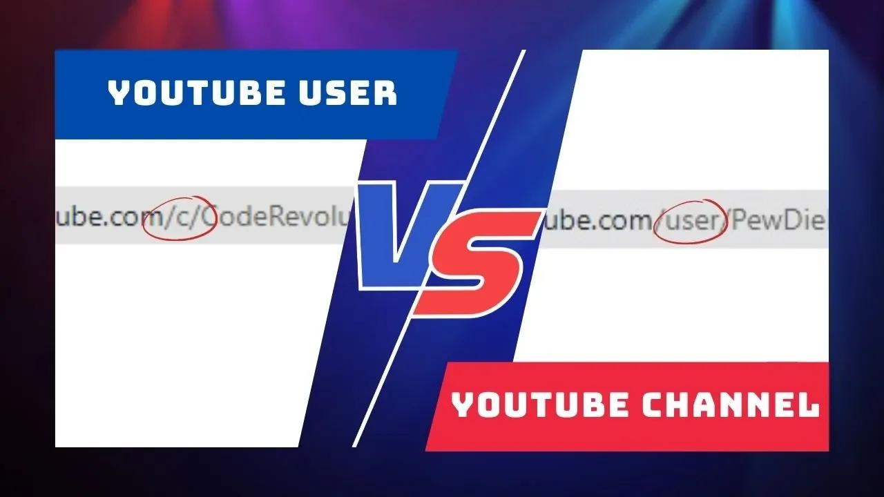 What's the difference between YouTube user and channel? Are they ...