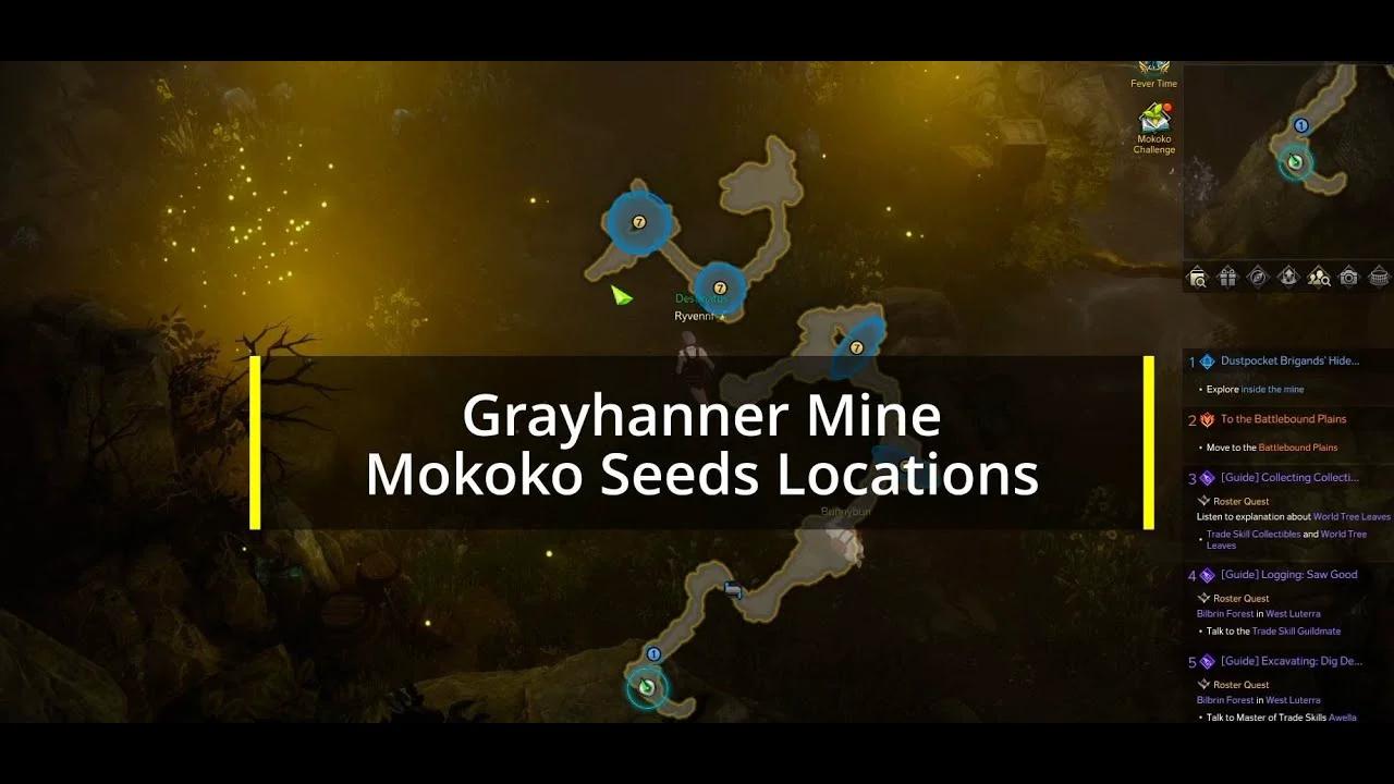 Lost Ark | Grayhanner Mine Mokoko Seed Locations