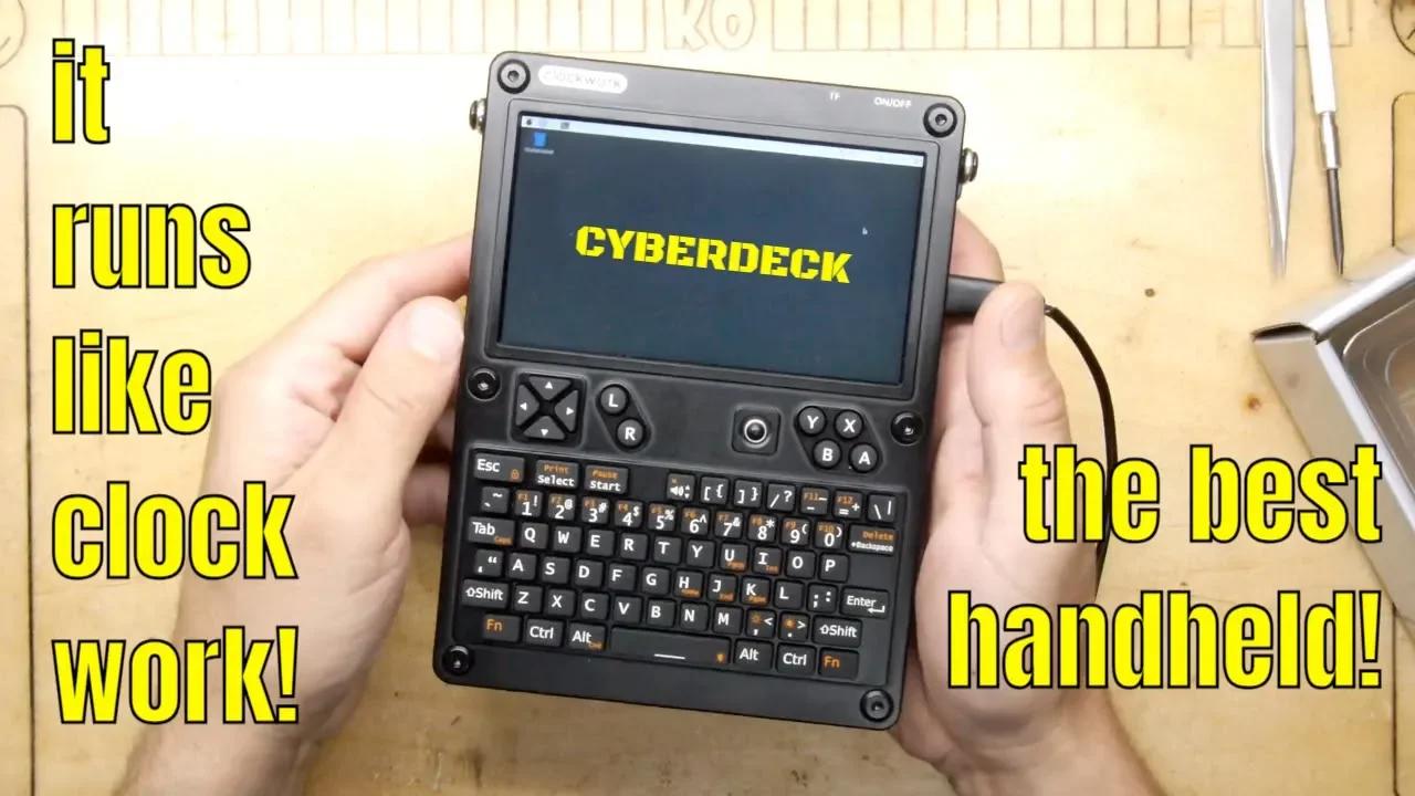 clockwork uConsole - Unboxing and build. Cyberdeck Retro Workstation!