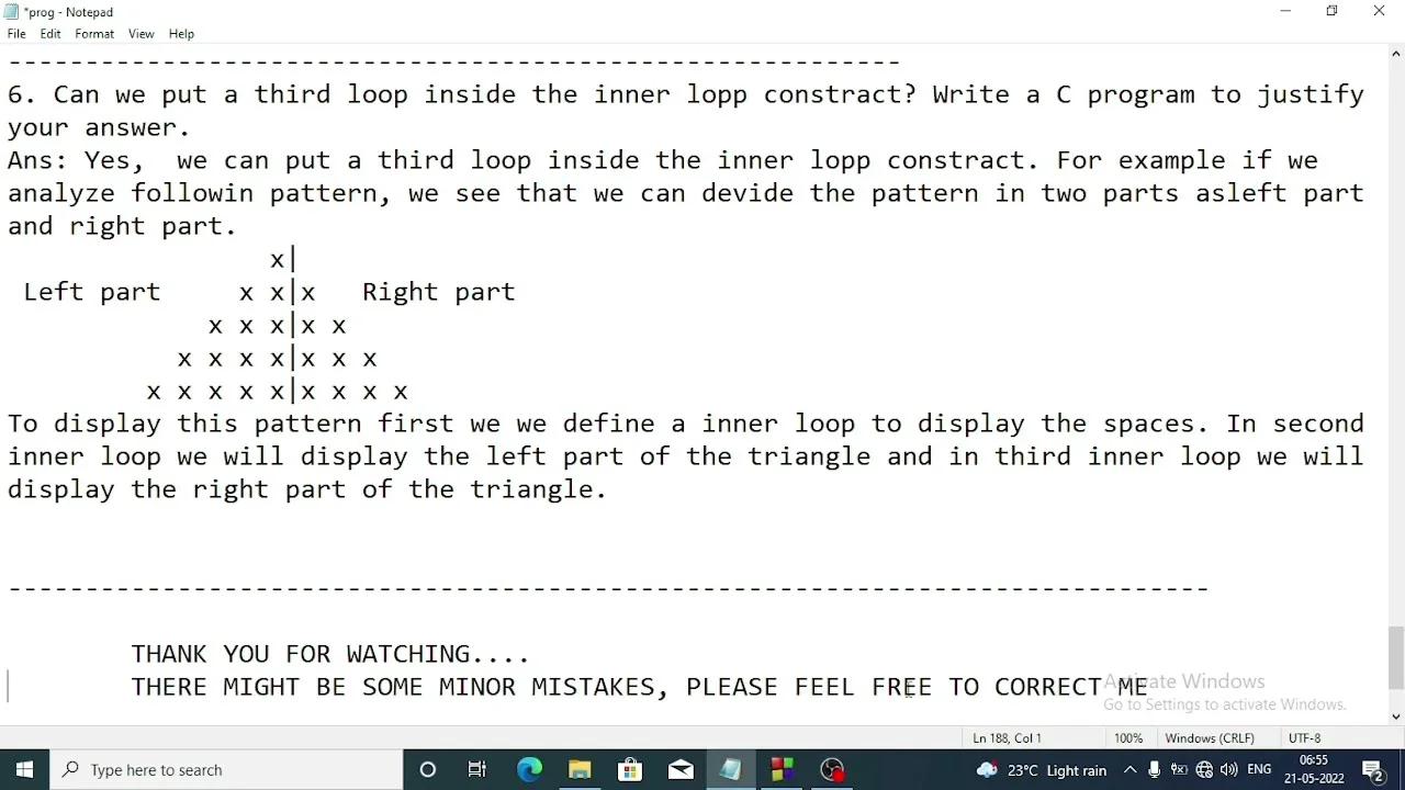 Class 10 Computer Science Chapter 5 Exercise Solved Answers - Part 4