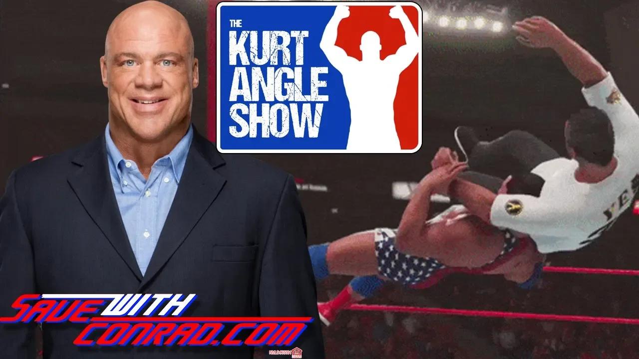 Kurt Angle on the TOP ROPE ANGLE SLAM