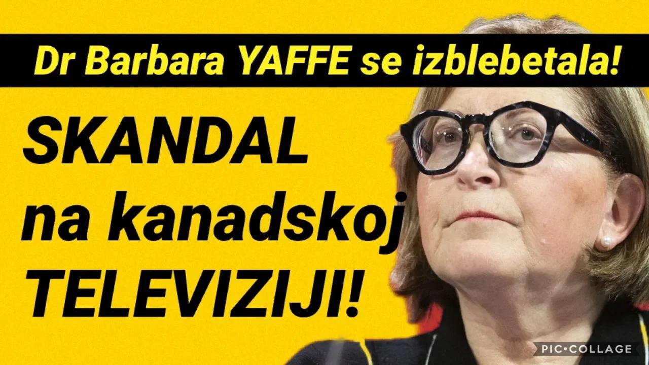 Dr Barbara YAFFE: Dokumentaciju o COVID 19 nikada ne čitam, jer govorim ...