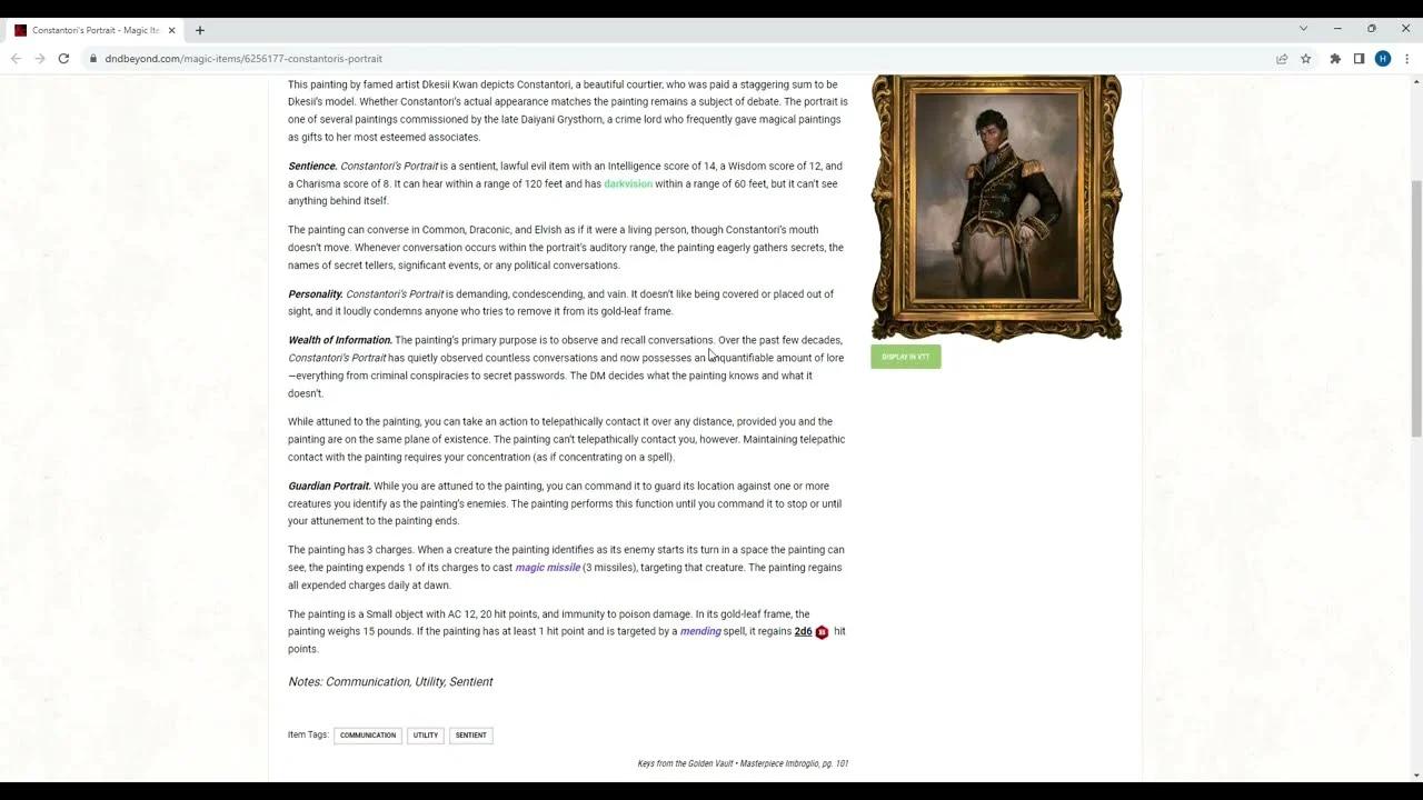 top 5 very rare magic items to add to your dnd game