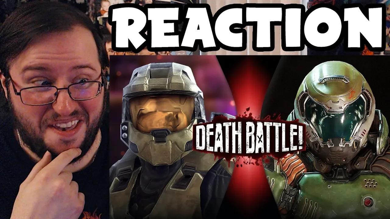 Gor's "DEATH BATTLE! Master Chief VS Doomguy (Halo VS Doom)" REACTION
