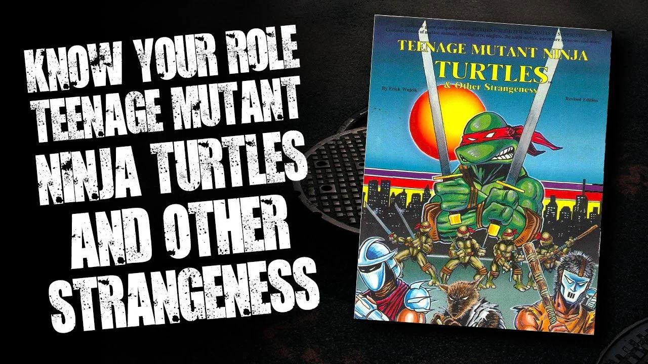 #TTRPG - Know Your Role: Teenage Mutant Ninja Turtles (and other ...