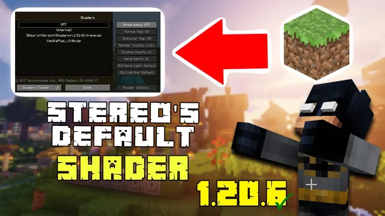 How To Download & Install Stereo's Default Shader for Minecraft 1.20.6
