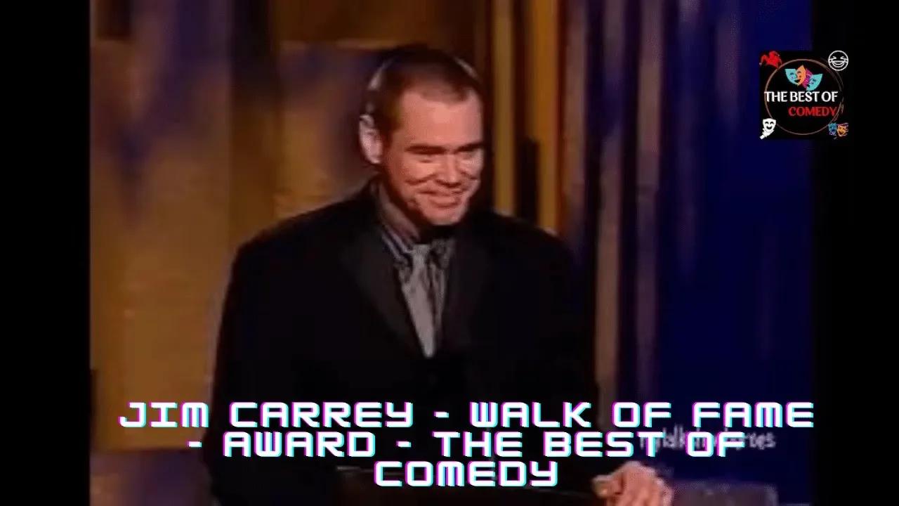 JIM CARREY - WALK of FAME - AWARD - THE BEST OF COMEDY