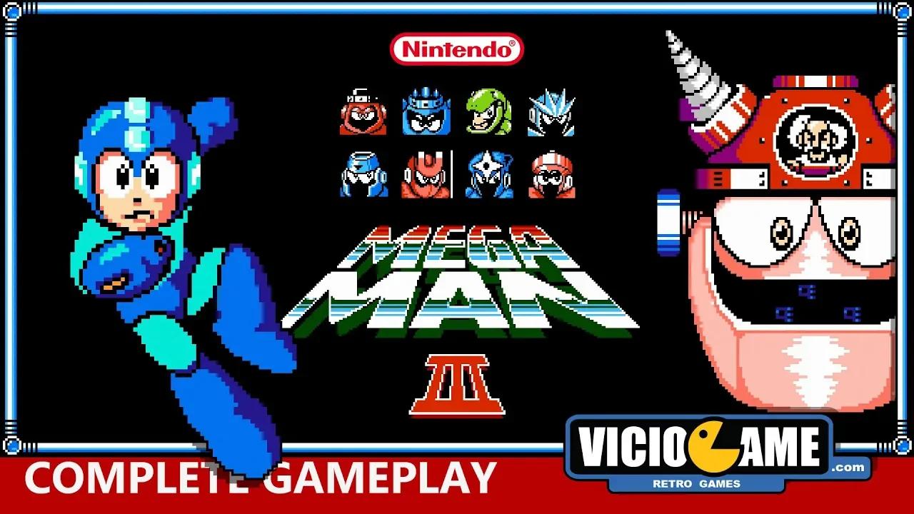 🎮 Mega Man 3 (Nintendo) Complete Gameplay