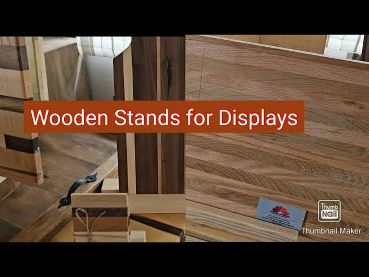 DIY Wood stand displays for craftshows or tablets and iPad #howto #diy ...