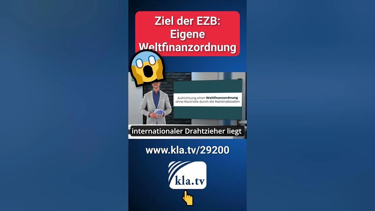 Ziel der EZB: Eigene Weltfinanzordnung