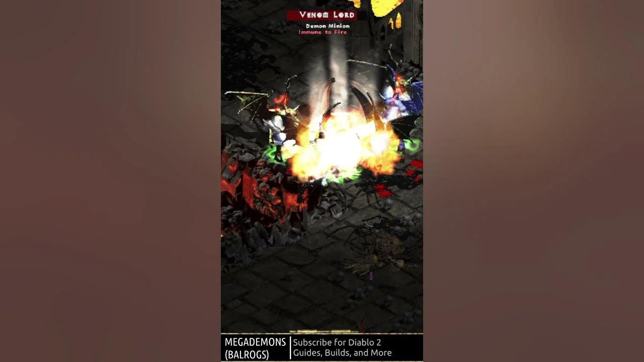 Megademons - Diablo 2 Monsters #shorts