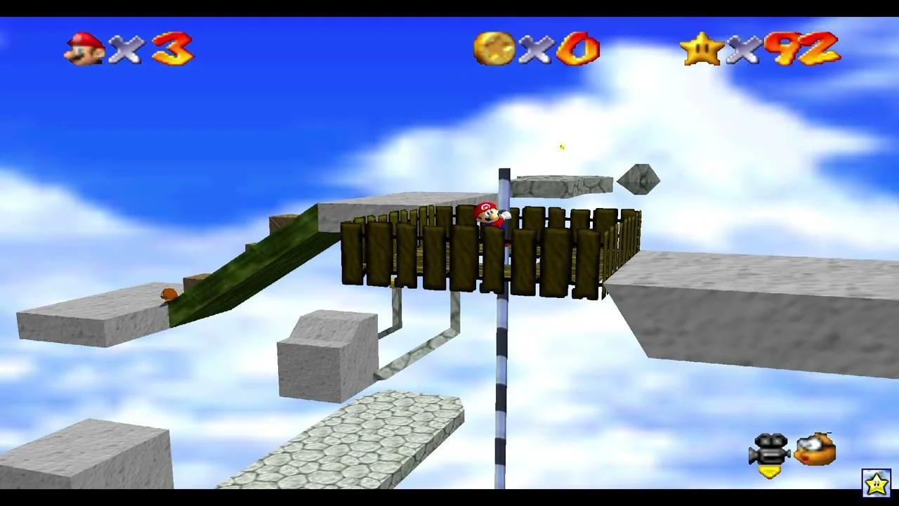 Super Mario 64 (1080p) [Lazy Lakitu] - Swingin' in the Breeze [NC]