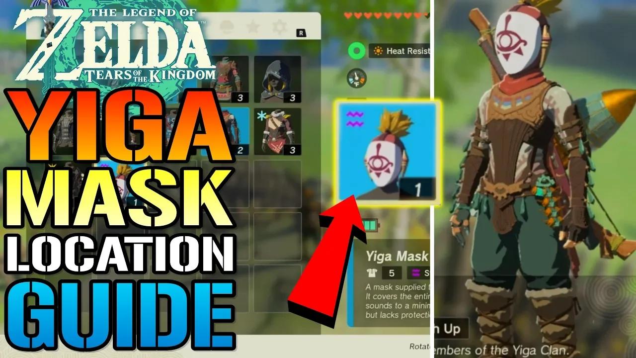 Zelda: Tears Of The Kingdom Amazing "Yiga Mask" Location Guide How To Get This EARLY Today
