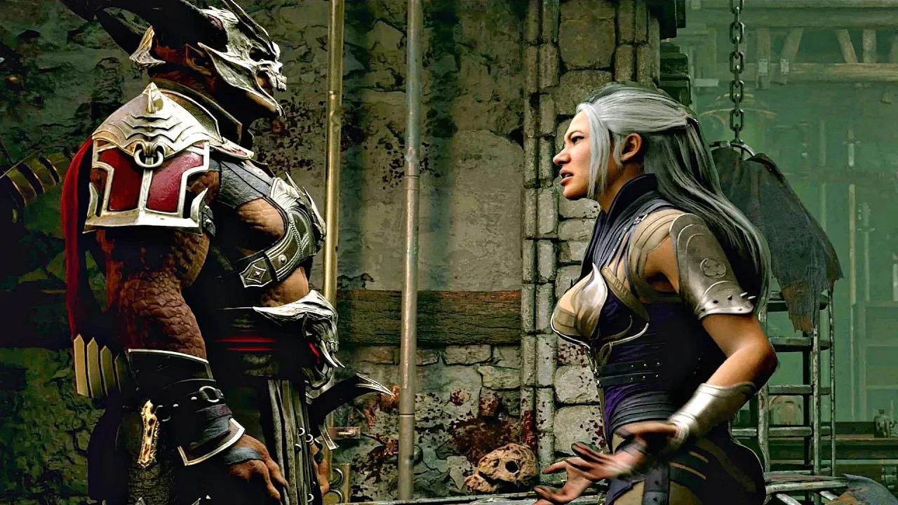 Mortal Kombat 1 Shao Kahn Betrays Sindel Scene (MK12 2023) PS5 4K 60FPS