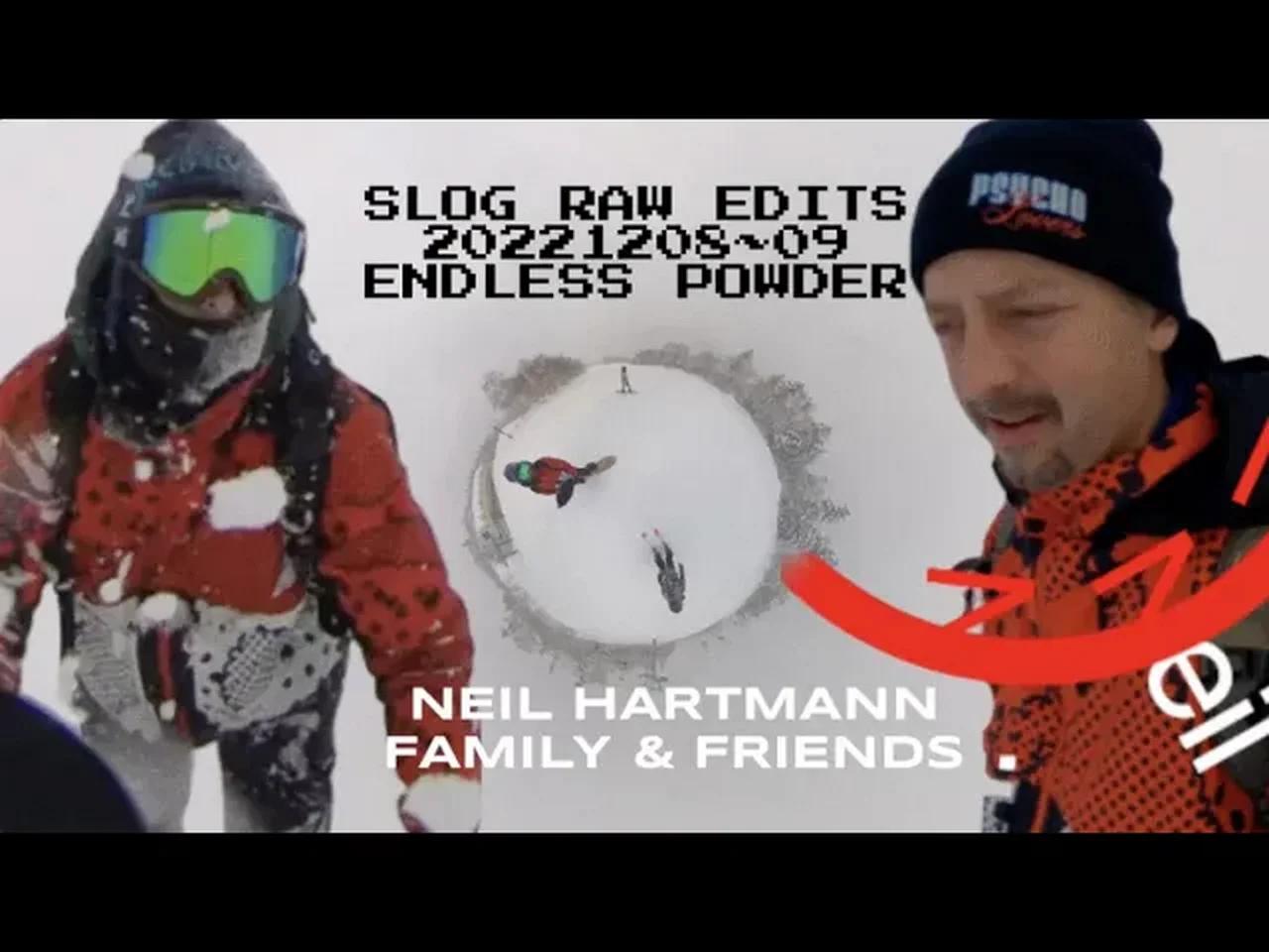 2022 Dec 8th & 9th Non Stop Powder! SLOG RAW EDIT Sapporo Kokusai ...