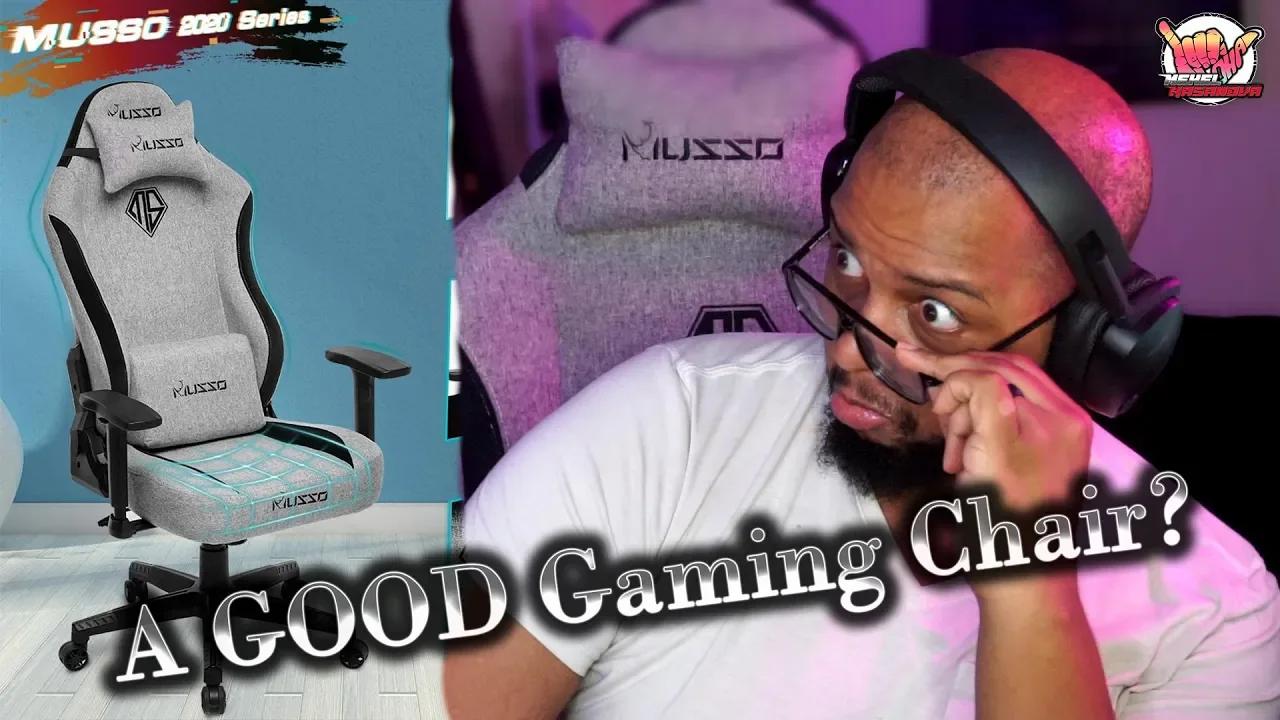 FINALLY a Gaming Chair that DOESN'T SUCK! | Musso Gaming Chair Review ...
