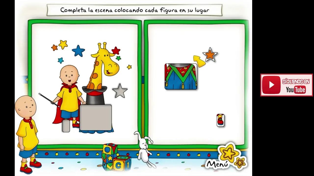 COMPLETA LAS FIGURAS CAILLOU
