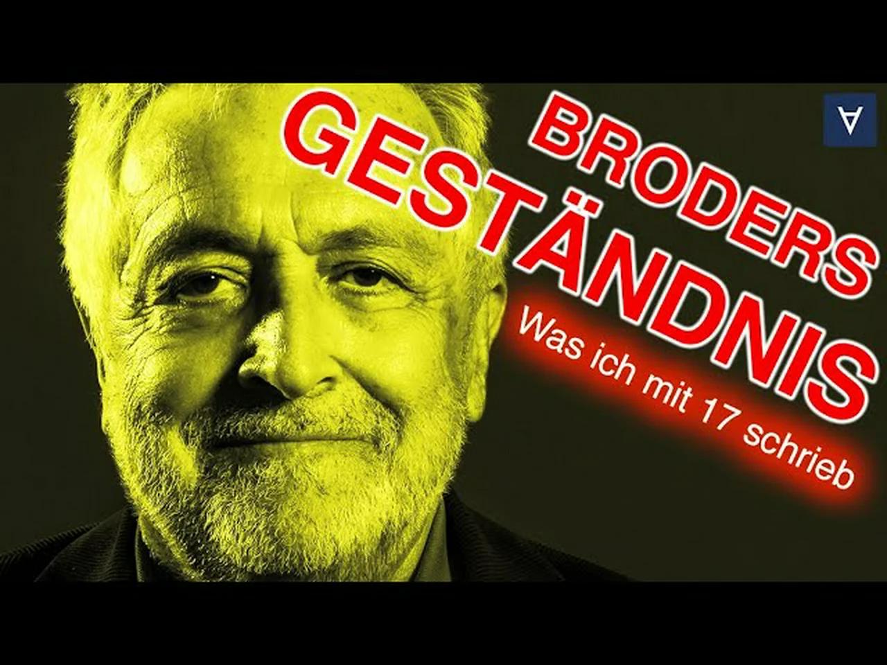 Rückspiegel: Was Broder mit 17 schrieb