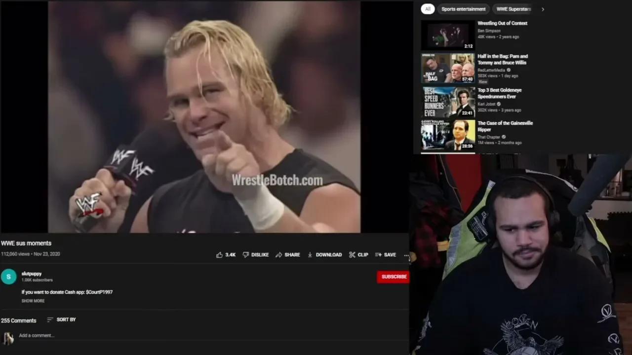 "WWE sus moments" || Vegan Gains Livestream Reaction