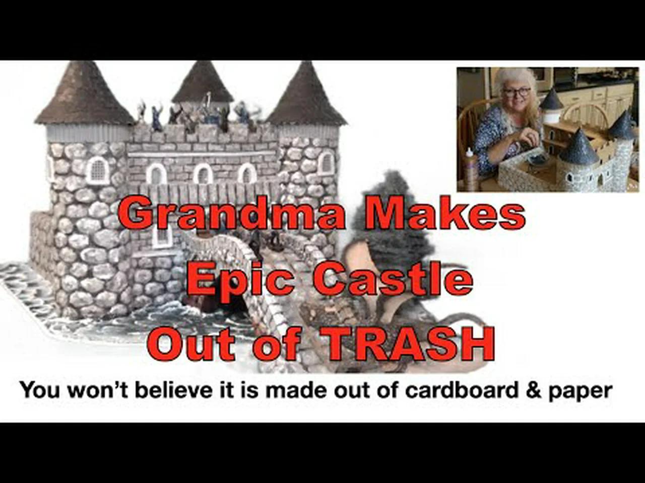 Grandma Makes Epic Castle out of Trash