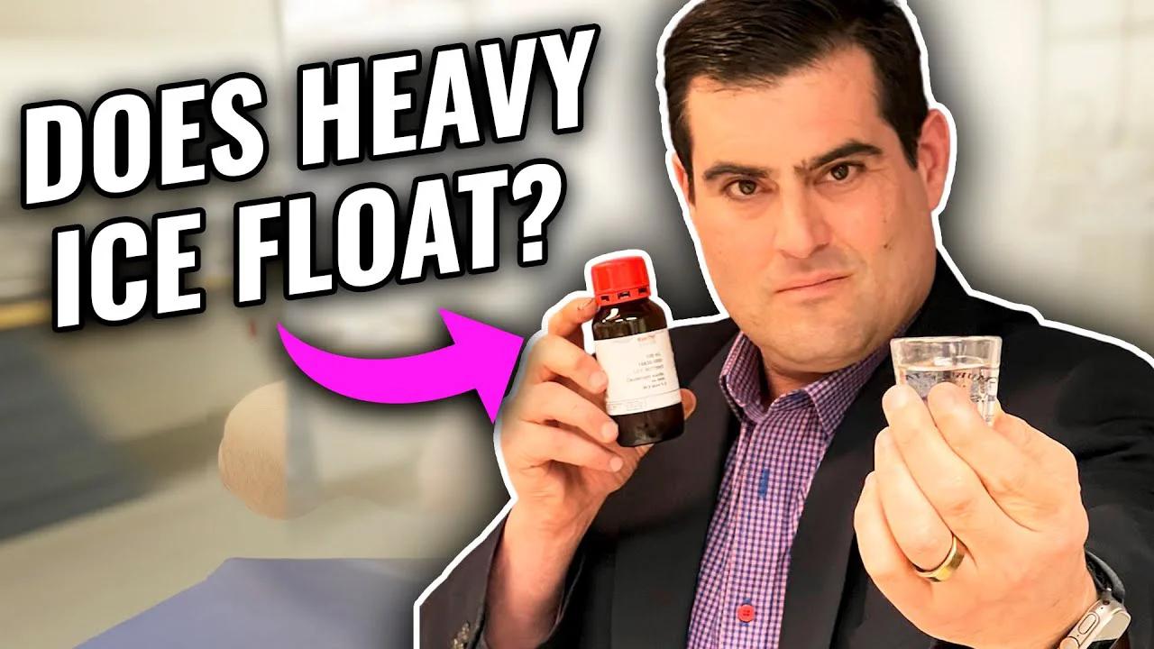 Does Heavy Water Ice Float?