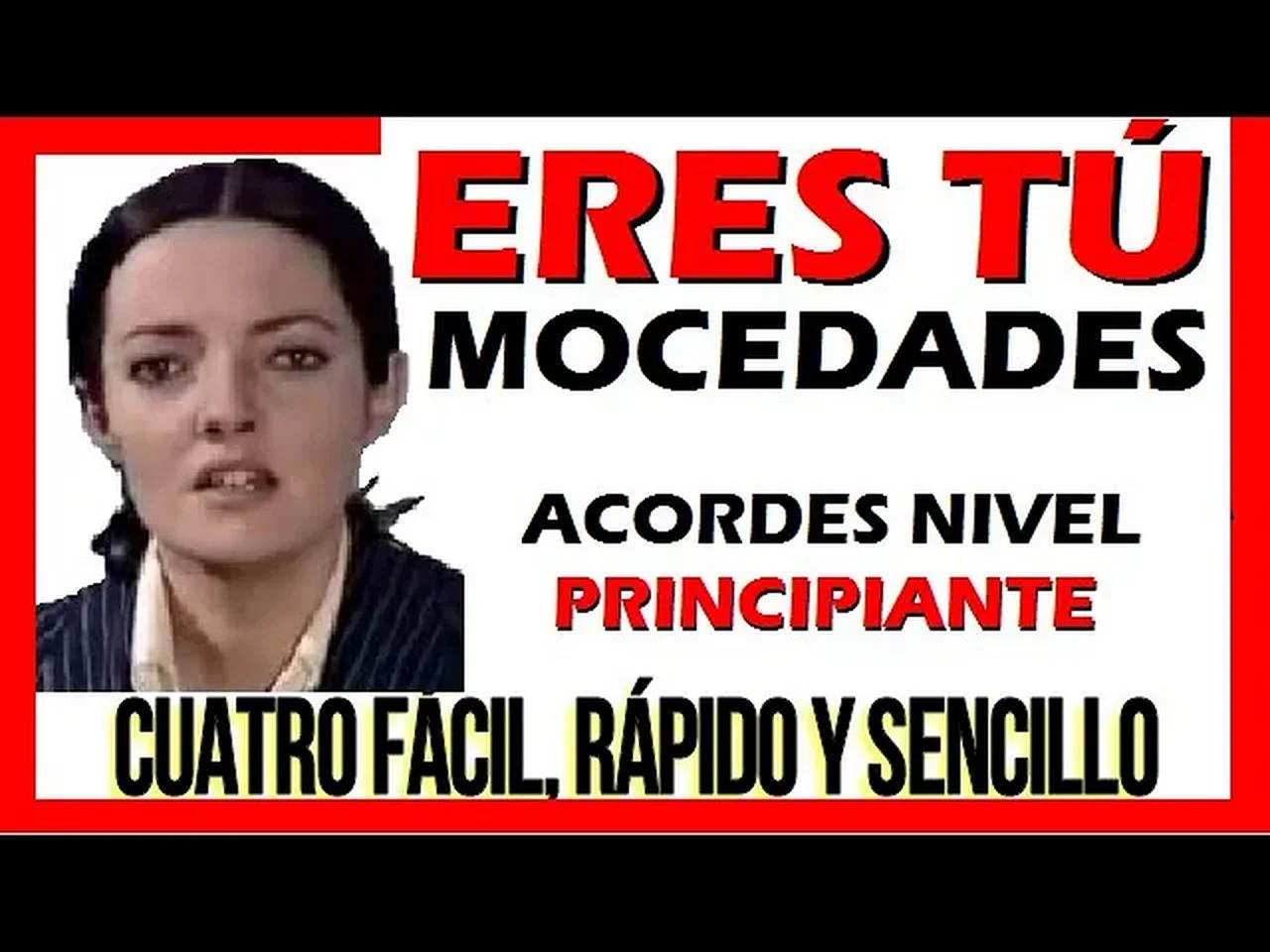 ERES TÚ (MOCEDADES) Canción para las Madres. Acordes Principiante CUATRO FÁCIL, RÁPIDO Y SENCILLO