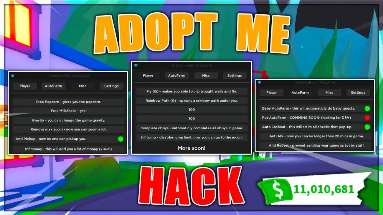 New Adopt Me Script Hack | Auto Farm, Infinite Money, Free Pets, Auto ...