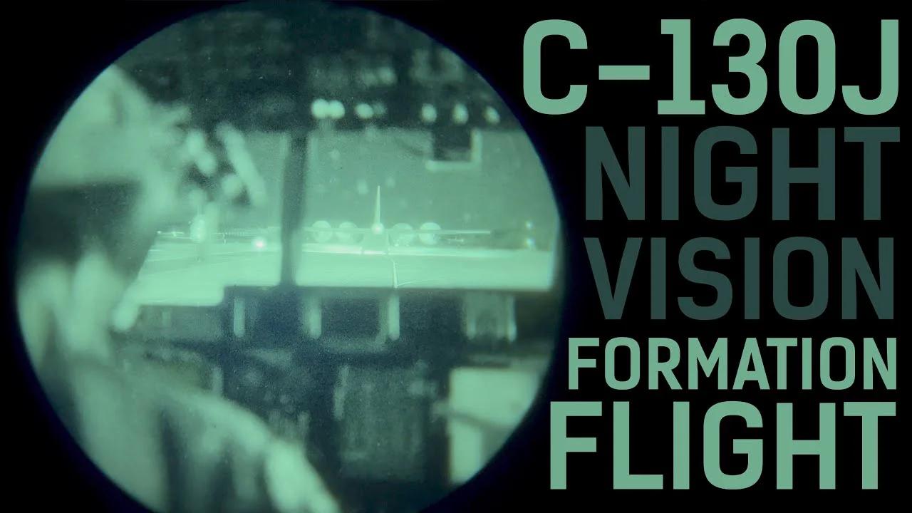 C-130J NVG Formation Flight