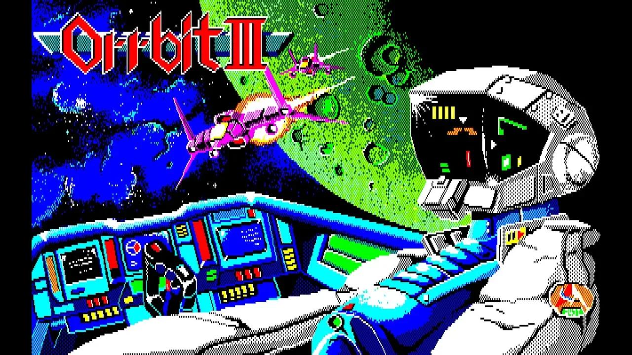 Sharp X1 Game: Orrbit III (1985 Tecno Soft)