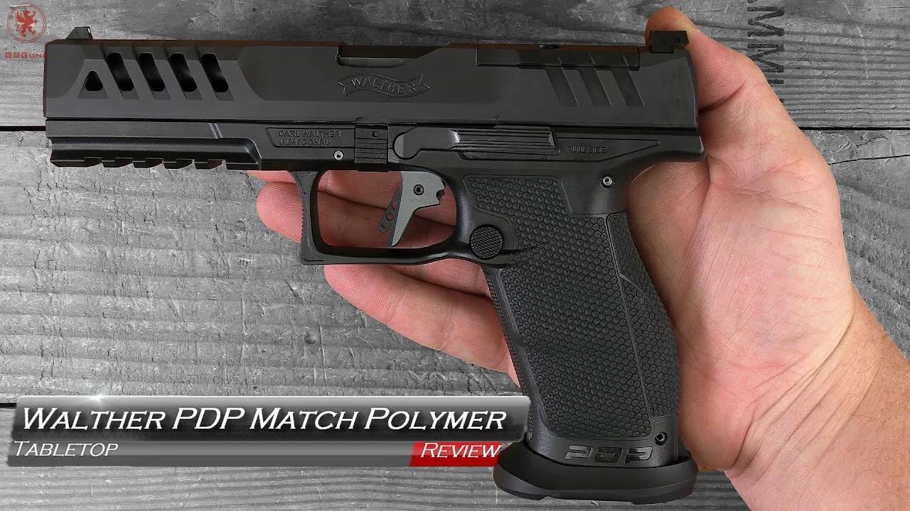 Walther PDP Match Polymer Tabletop Review and Field Strip