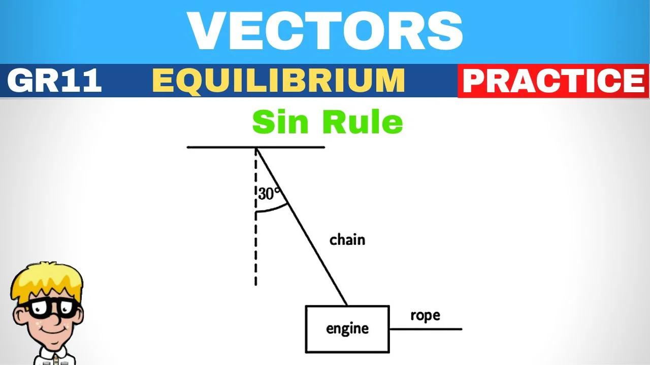 Grade 11 Vectors Equilibrium Sin Rule
