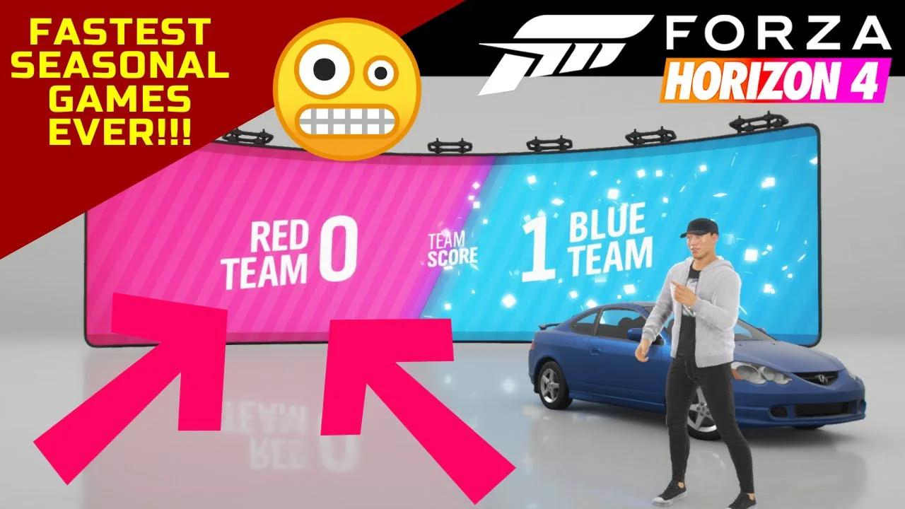 Forza Horizon 4 Fastest Seasonal Games EVER!!!!