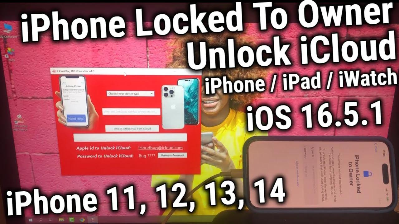 Unlock iPhone Lock To Owner Bypass iOS 16 5 1 iCloud iPhone 11 12 13 14