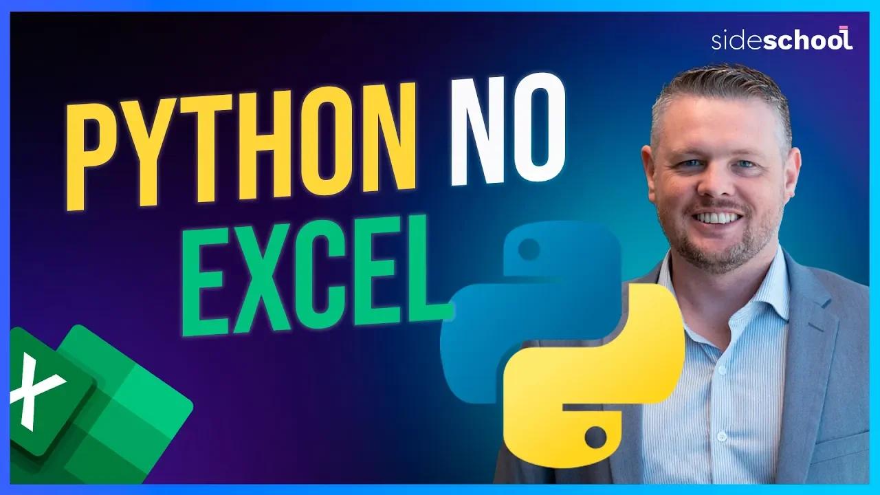 Como usar Python no Excel - Novidade