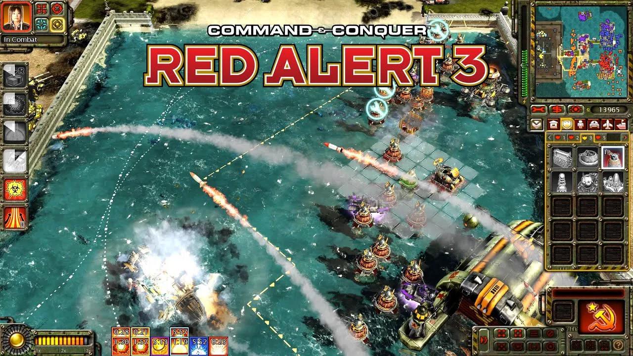 Command & Conquer Red Alert 3 Corona MOD Soviet Gameplay with 3 Brutal ...