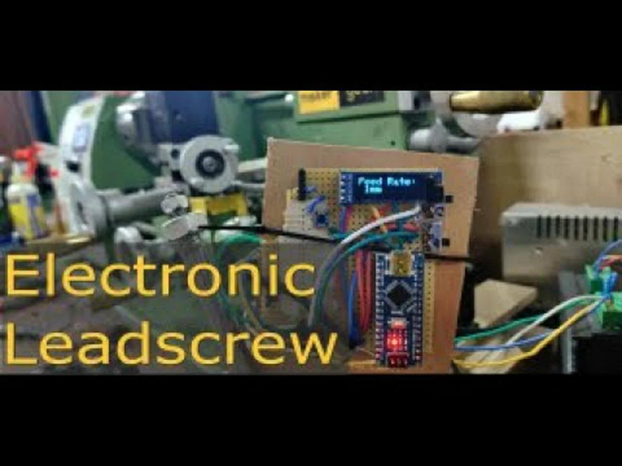 Arduino based Electronic leadscrew - First threads
