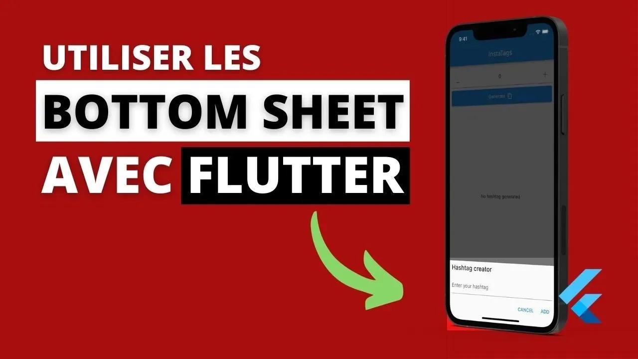 Flutter Modal Bottom Sheet - Utiliser ModalBottomSheet pour afficher un ...