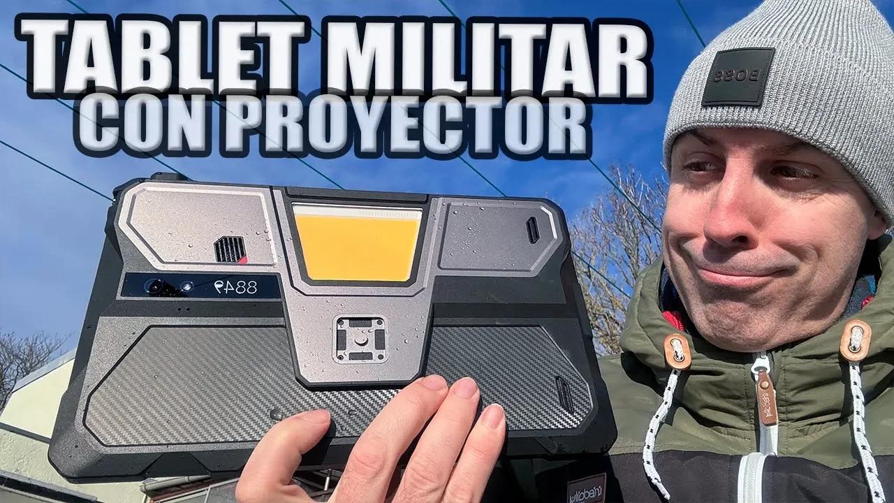 La Primera Tablet del Mundo con Proyector - TANK PAD Irrompible