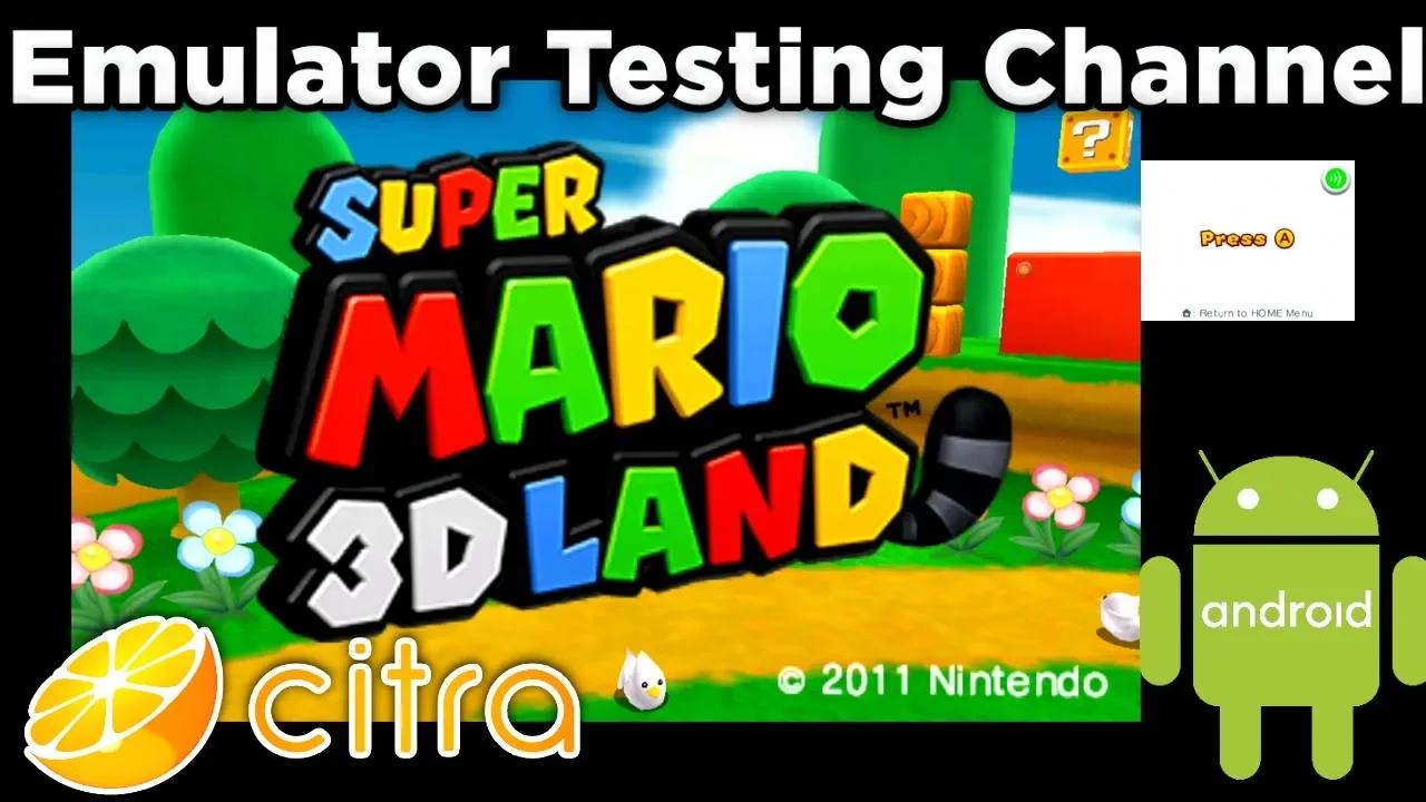 Super Mario 3D Land | Citra MMJ Android | 3DS Emulator Android