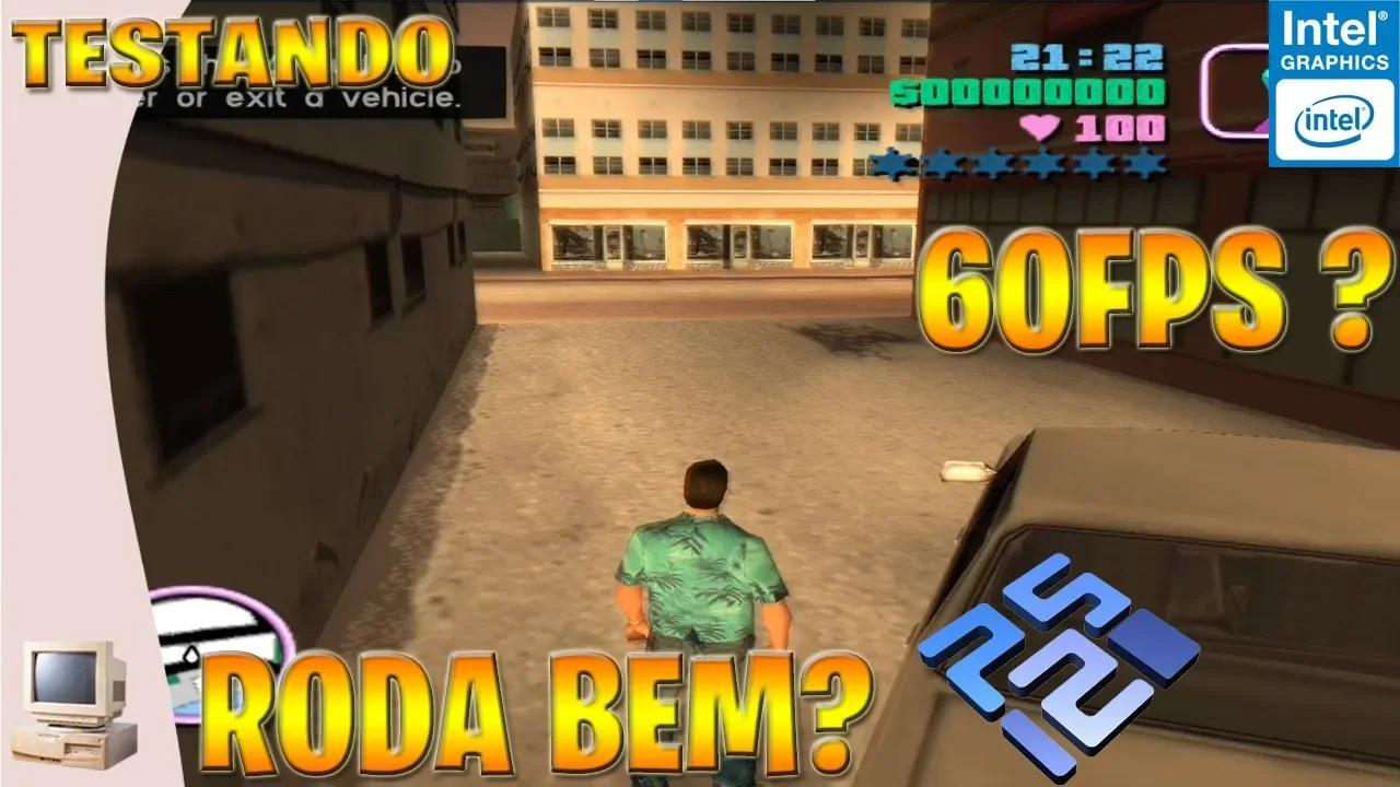 GTA VICE CITY EMULADOR DE PS2 PC FRACO -I3 6006U 8GB RAM INTEL HD 520