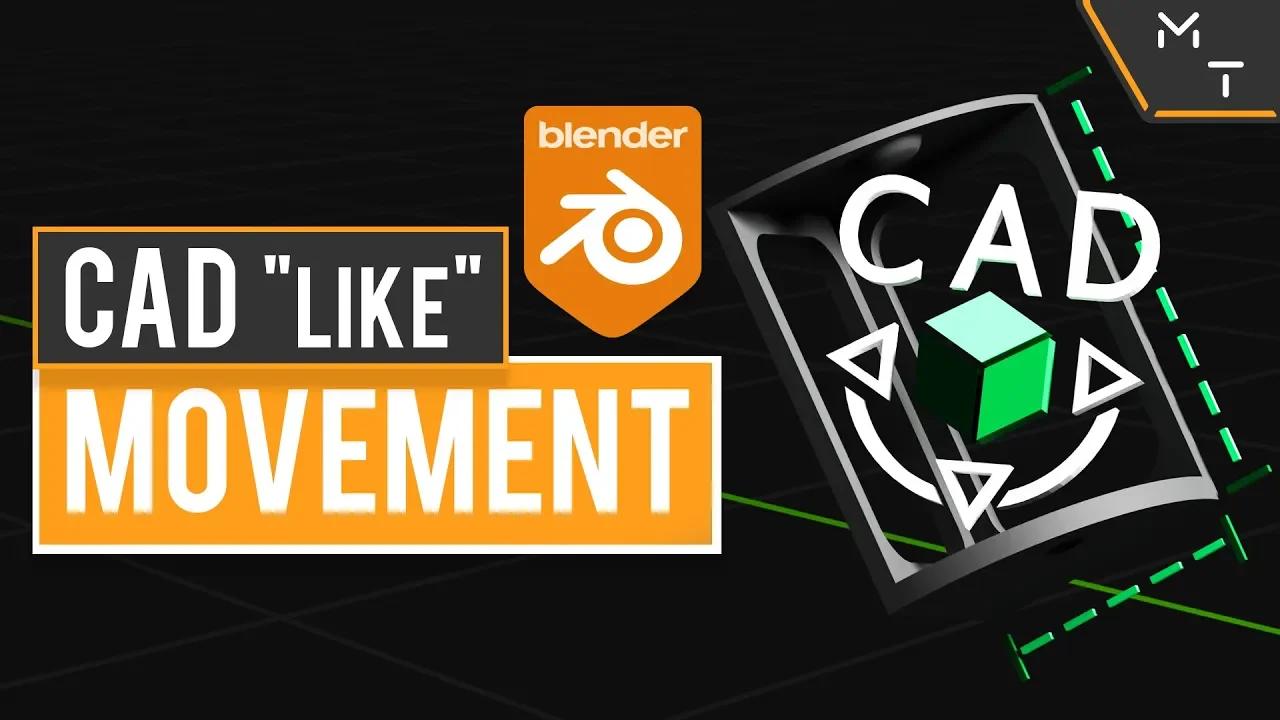 CAD Transforms Movement Basics | Blender 2.91 Through Precision Modeling | Part - 10