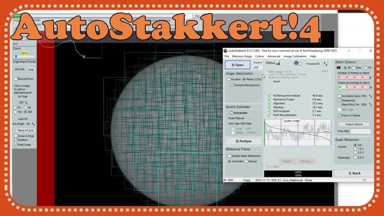 Autostakkert 4 Is In Early Beta My First Demo Of As 4 And How It